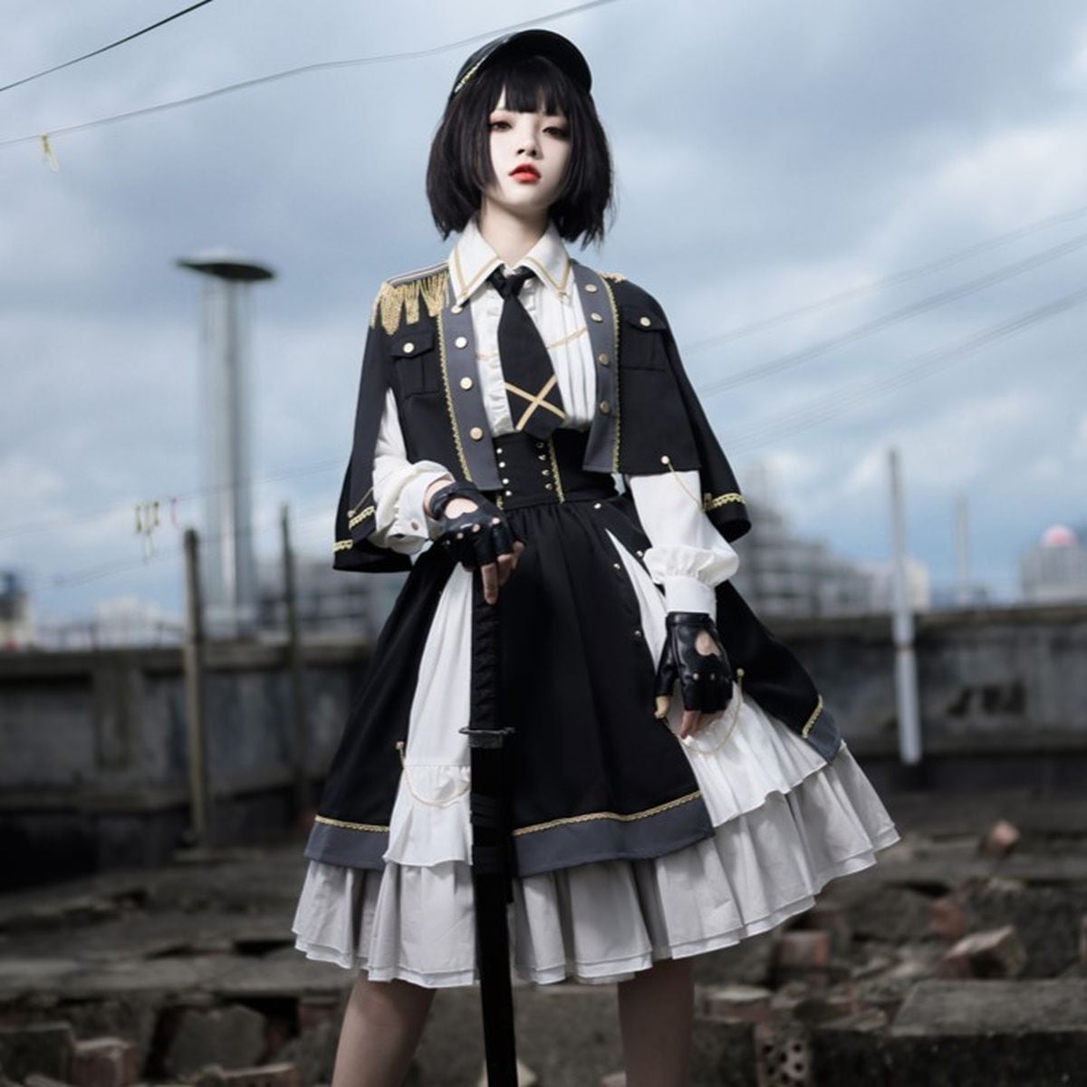 Girl Commander Military Lolita Set – maidensreve.en
